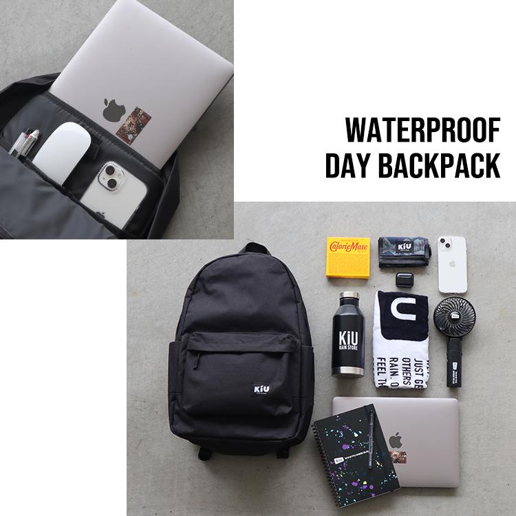 KiU KiU（キウ）ウォータープルーフ デイ バックパック 16.5L（K286）デイパック リュック バッグ はっ水 防水 おしゃれ かわいい メンズ レディース ユニセックス : ミズ ...