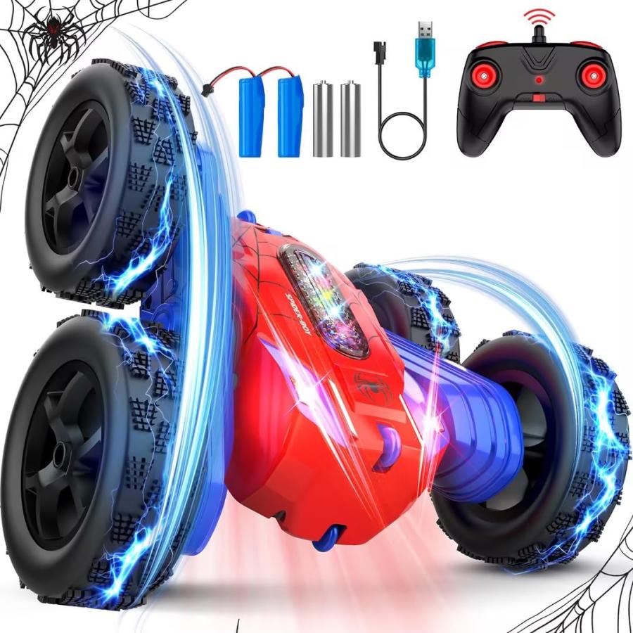 Rcfunkid Remote Control Car, Double Sided 360 ° Flipping Rotatin 並行輸入品 ...