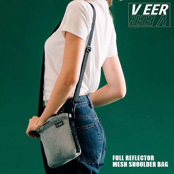 VEER フルリフレクター メッシュショルダーバッグ VK012 アウトドア キャンプ フェス 野外活動 メンズ レディース 反射 夜間 安全 : 011786-op : MJSOFT ...
