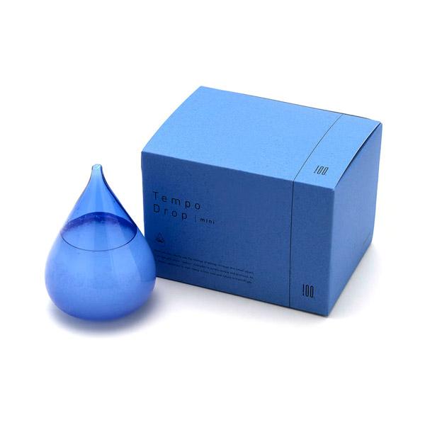 100percent テンポドロップ ミニ TEMPO DROP mini ミッドナイトブルー [Midnight Blue] ストームグラス インテイリア 置物 ギフト 母の日 父の日 ...