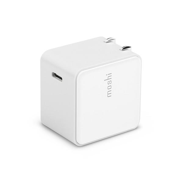 moshi コンパクトUSB-C充電器（ケーブル別売） USB PD 3.0に対応 Qubit USB-C Charger (20W) 軽く ...