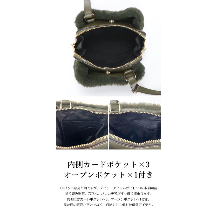 BASE ベース 公式 ファー ファーバッグ ショルダーバッグ BASE ベース 公式 ファー ファーバッグ ショルダーバッグ