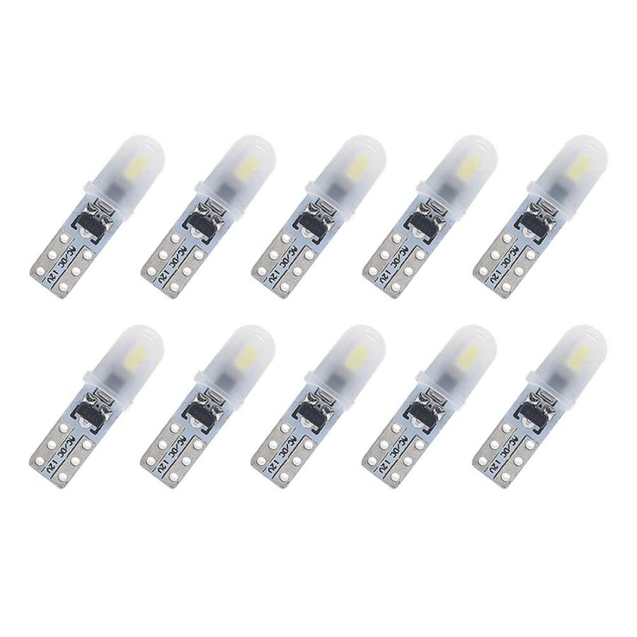 NAKOBO T5 74 73 2723 2721 W3W LEDバルブ 2SMD 3020チップ 自動車用メーター球 パネル球 インジケー ...