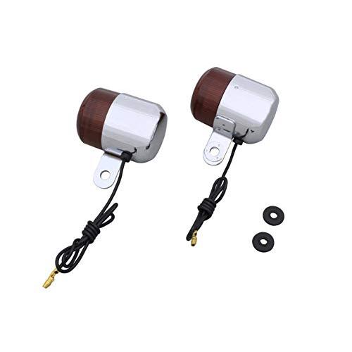 SHIFT UP (シフトアップ) ネオクラシックウインカー メッキボディー/ダークオレンジレンズ 12v/10w 2個入 200372-1 : 20240502171817-01887 ...