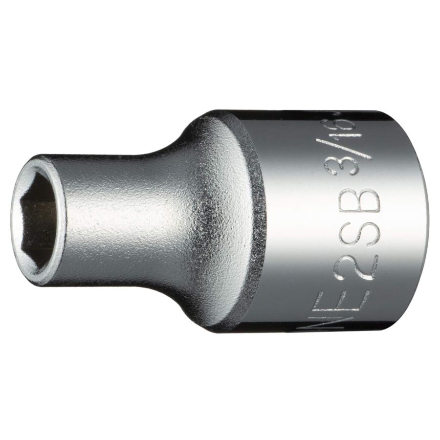 トネ(TONE) ソケット(6角) 2SB-06 差込角6.35mm(1/4") 二面幅3/16inch インチ : MKヤフー店 - 通販 - Yahoo!ショッピング