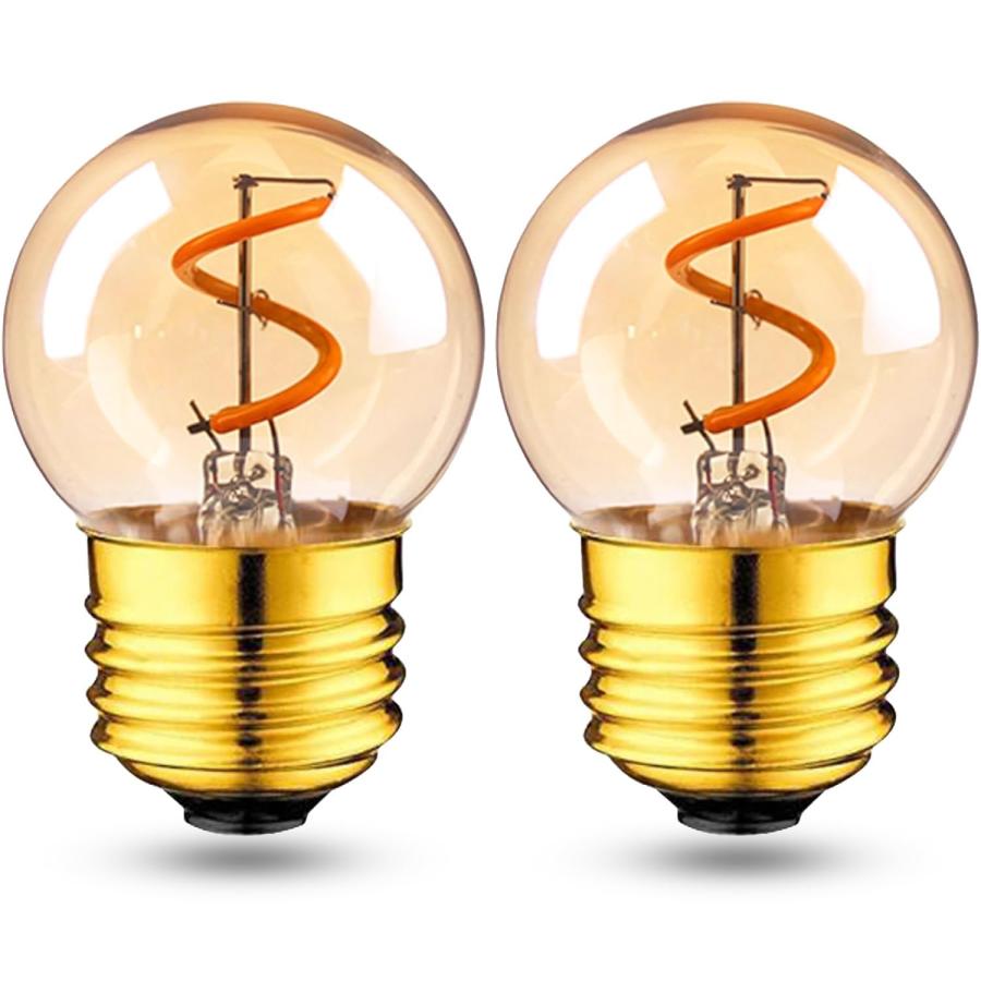 LEDエジソン電球 シャンデリア電球 E26 口金 10w相当 茶色 フィラメント ミニ電球 2200K電球色 1w 調光非対応 100lm : MKヤフー店 - 通販 - Yahoo!ショッピング