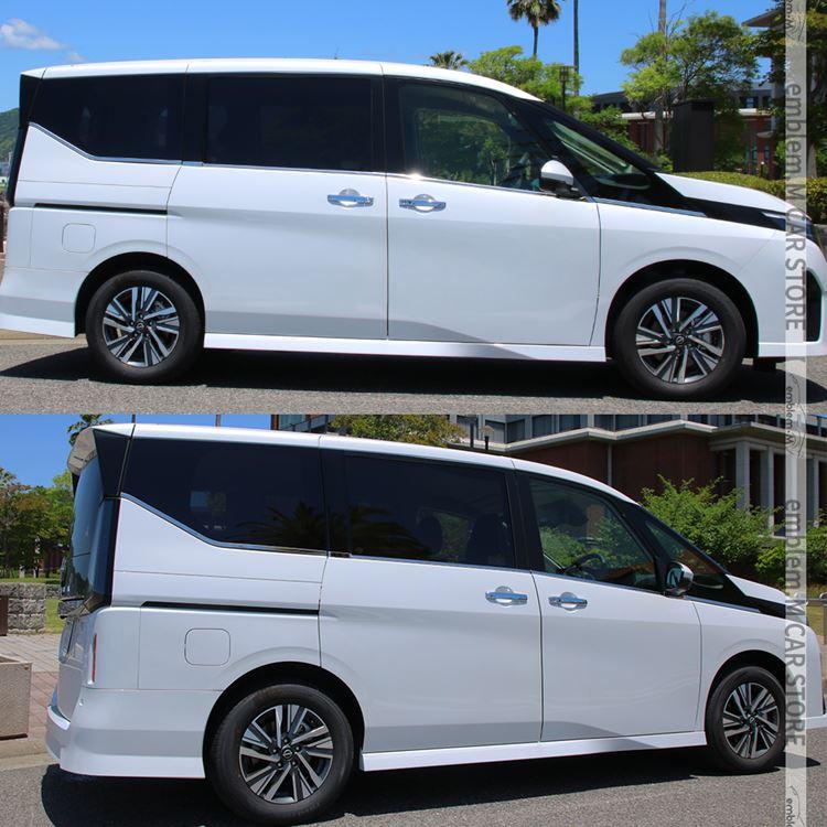 セレナ C28 パーツ e−power サイドウインドゥモール 12P ウェザーストリップモール SERENA V X XV ハイウェイスター : MKCORPORATION - 通販 ...