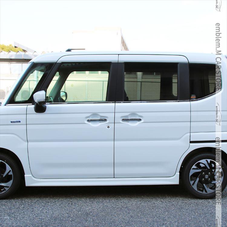 新型スペーシア カスタム パーツ サイドウインドモール 左右セット 10P エアロパーツ 外装 ハイブリッド SPACIA CUSTOM / SPACIA : car-sz-sp-181 ...