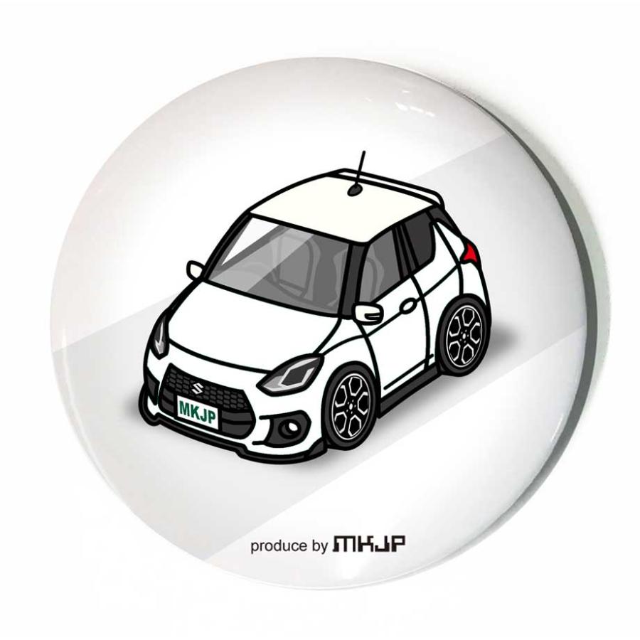 缶バッジ キーホルダー 丸型 31mm 54mm 車 車好き スイフトスポーツ ZC33S ツートンホワイト ゆうパケット送料無料 : ドレスアップパーツショップMKJP - 通販 ...