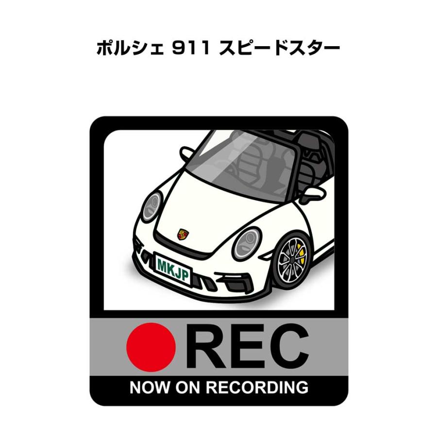 MKJP ドラレコステッカー 2枚入り 外車 ポルシェ 911 スピードスター ゆうメール送料無料 : ドレスアップパーツショップMKJP ...