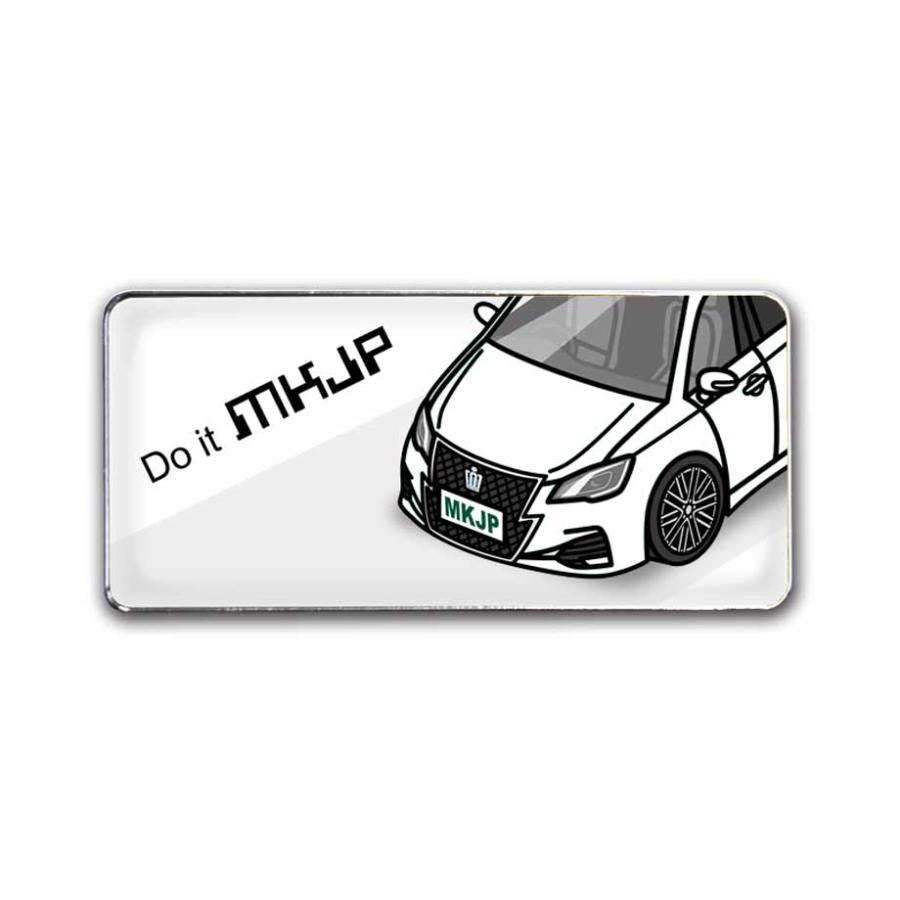 MKJP 車種別エンブレム 2個入り H25mm×W55mm トヨタ クラウン アスリート GRS210／AWS210 後期 ゆうメール送料無料 : ドレスアップパーツショップMKJP ...