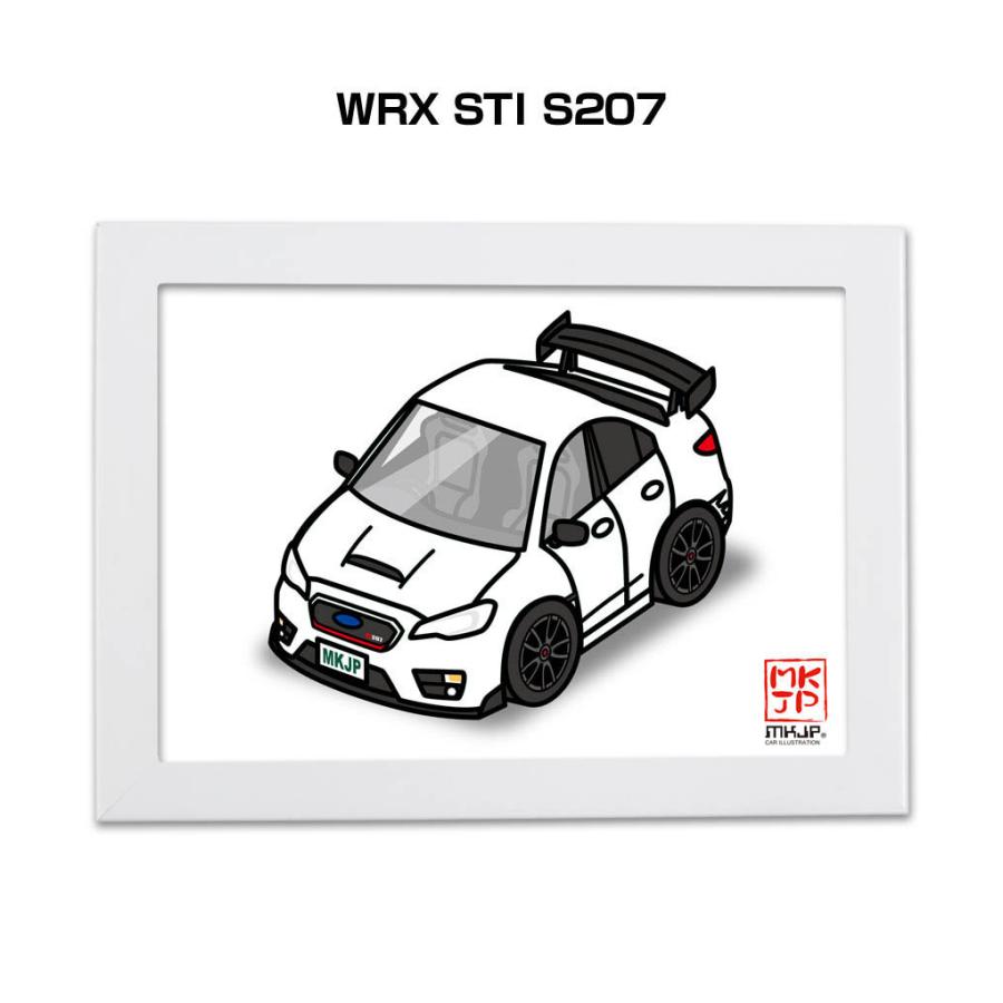 MKJP イラストA5 フレーム付き スバル WRX STI S207 ゆうメール送料無料 : illust-a5-0117 : ドレスアップパーツショップMKJP - 通販 - Yahoo ...