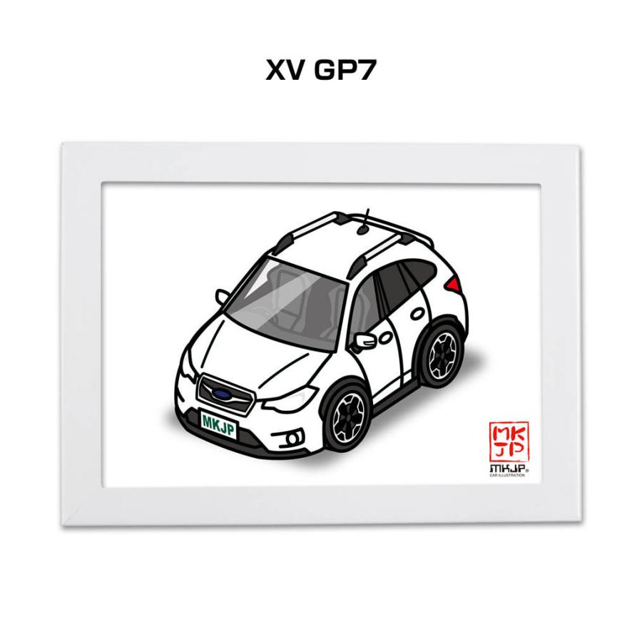 MKJP イラストA5 フレーム付き スバル XV GP7 ゆうメール送料無料 : ドレスアップパーツショップMKJP - 通販 - Yahoo!ショッピング