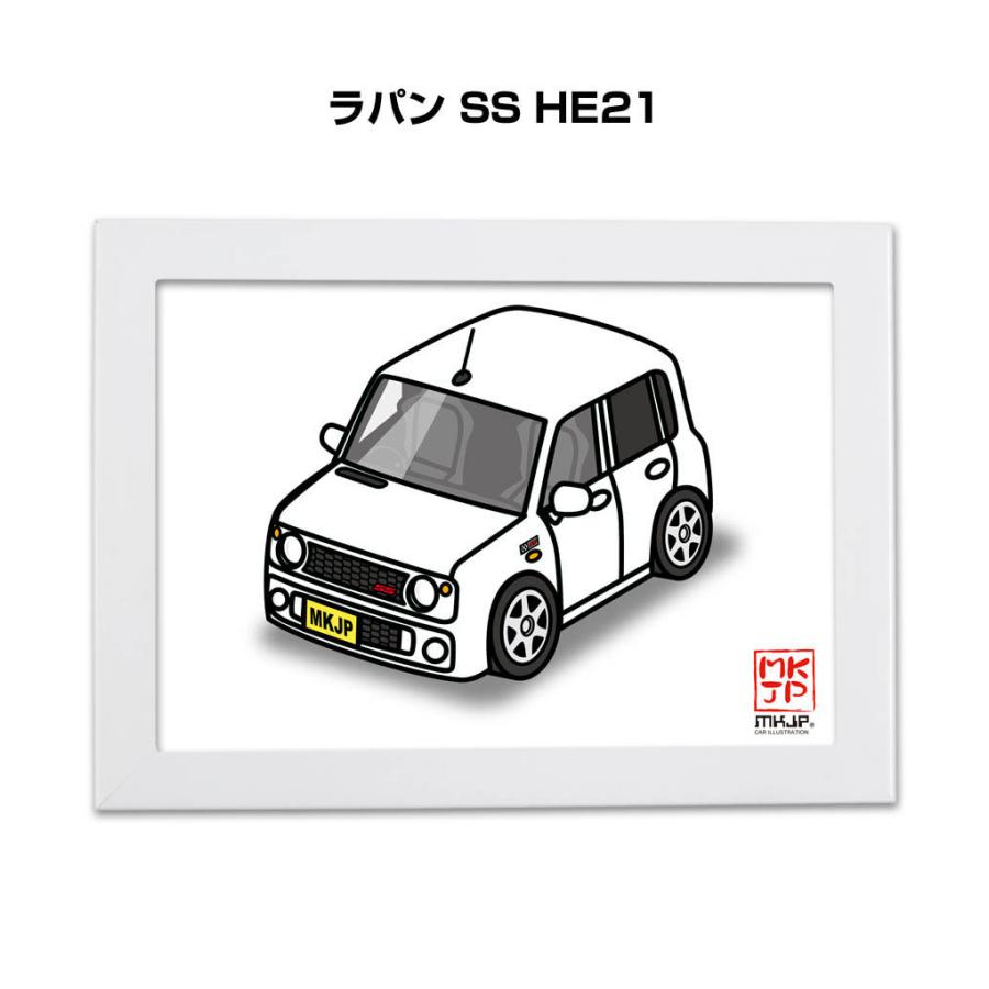MKJP イラストA5 フレーム付き スズキ ラパン SS HE21 ゆうメール送料無料 : ドレスアップパーツショップMKJP - 通販 - Yahoo!ショッピング