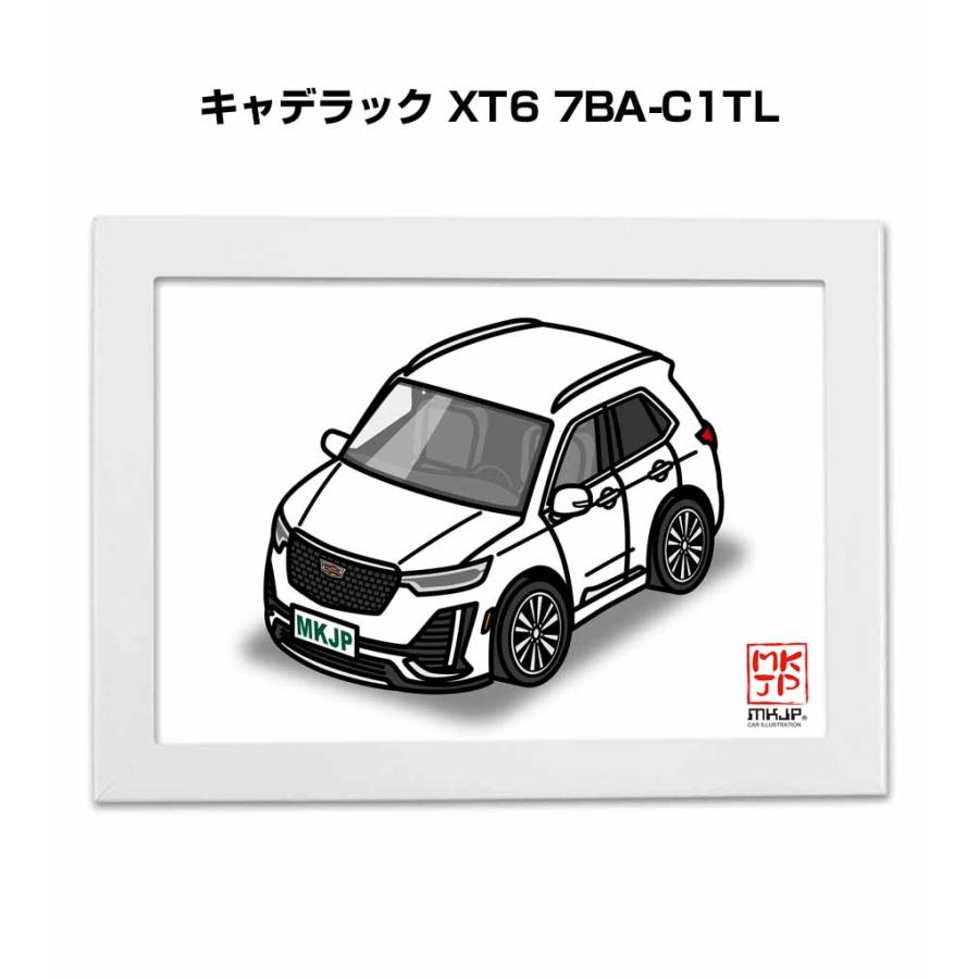 MKJP イラストA5 フレーム付き 外車 キャデラック XT6 7BA-C1TL ゆうメール送料無料 : ドレスアップパーツショップMKJP - 通販 - Yahoo!ショッピング