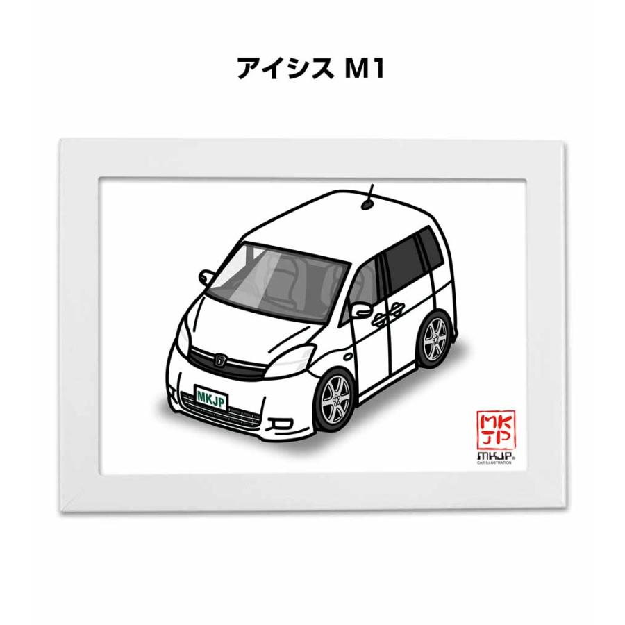 MKJP イラストA5 フレーム付き トヨタ アイシス M1 ゆうメール送料無料 : ドレスアップパーツショップMKJP - 通販 - Yahoo!ショッピング