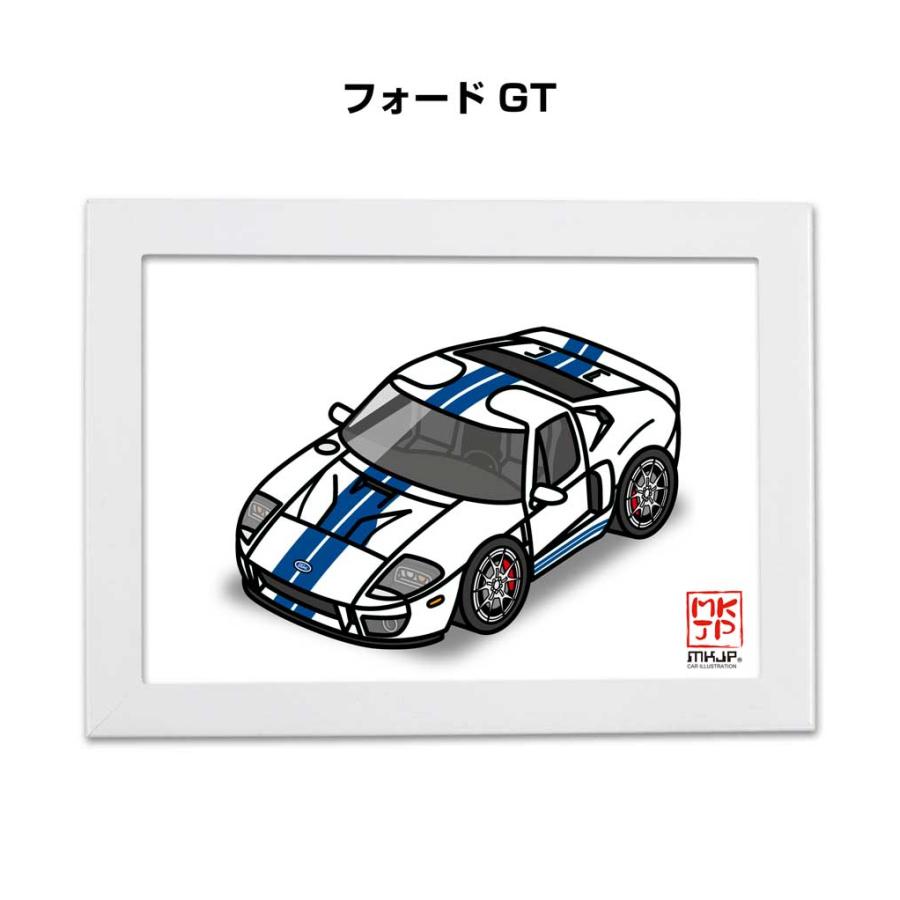 MKJP イラストA5 フレーム付き 外車 フォード GT ゆうメール送料無料 : ドレスアップパーツショップMKJP - 通販 - Yahoo!ショッピング