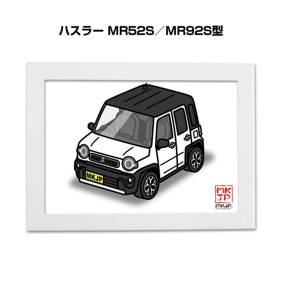 MKJP イラストA5 フレーム付き スズキ ハスラー MR52S／MR92S型 ゆうメール送料無料 : ドレスアップパーツショップMKJP - 通販 - Yahoo!ショッピング