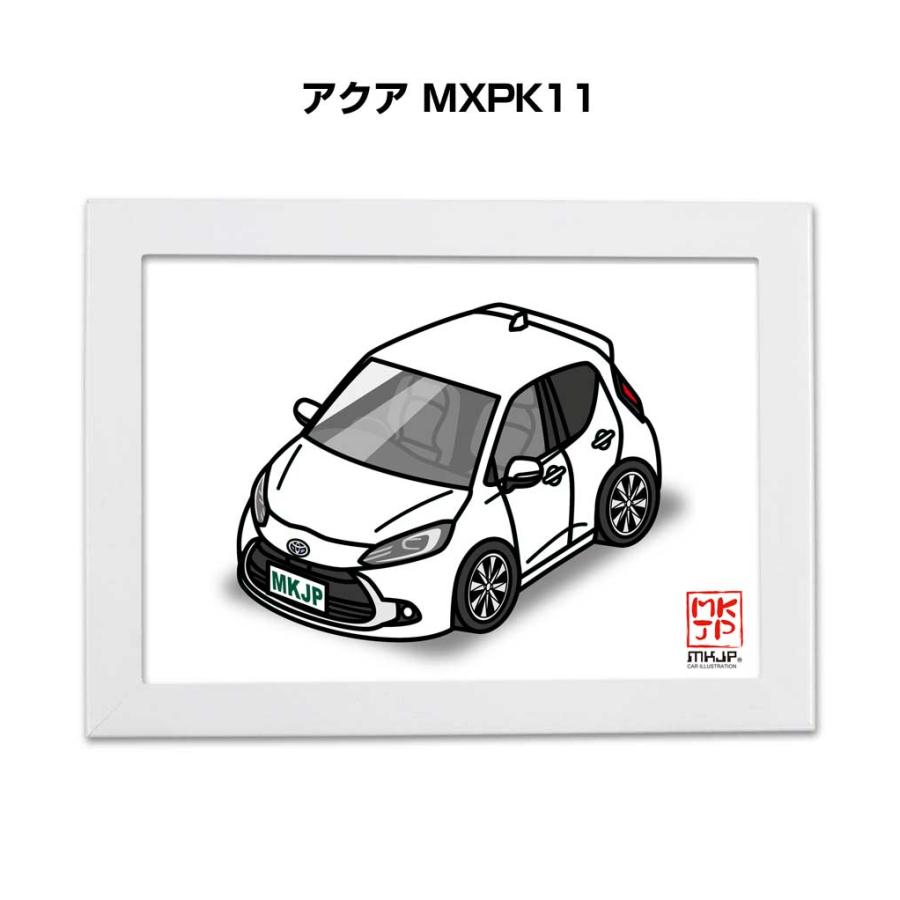 MKJP イラストA5 フレーム付き トヨタ アクア MXPK11 ゆうメール送料無料 : ドレスアップパーツショップMKJP - 通販 - Yahoo!ショッピング
