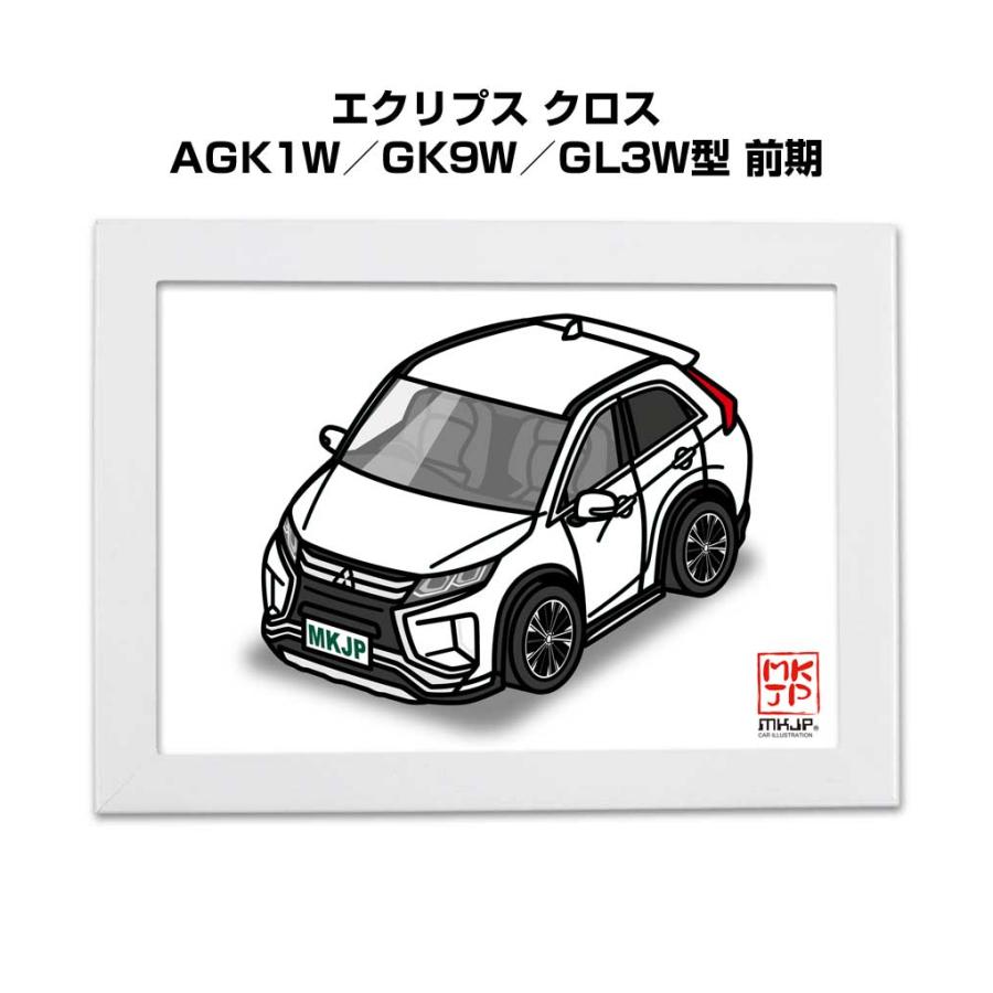 MKJP イラストA5 フレーム付き ミツビシ エクリプス クロス AGK1W／GK9W／GL3W型 前期 ゆうメール送料無料 : ドレスアップパーツショップMKJP - 通販 - Yahoo ...
