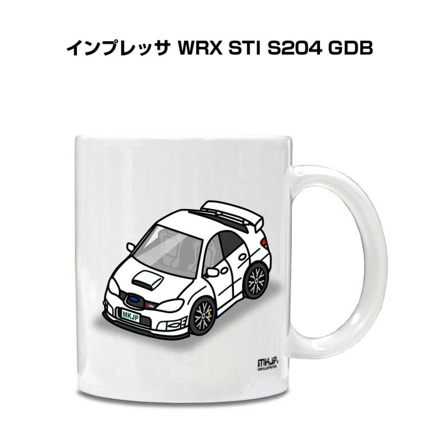 マグカップ 330ml 車好き プレゼント 車 誕生日 イベント クリスマス 男性 ギフト おしゃれ スバル インプレッサ WRX STI ...