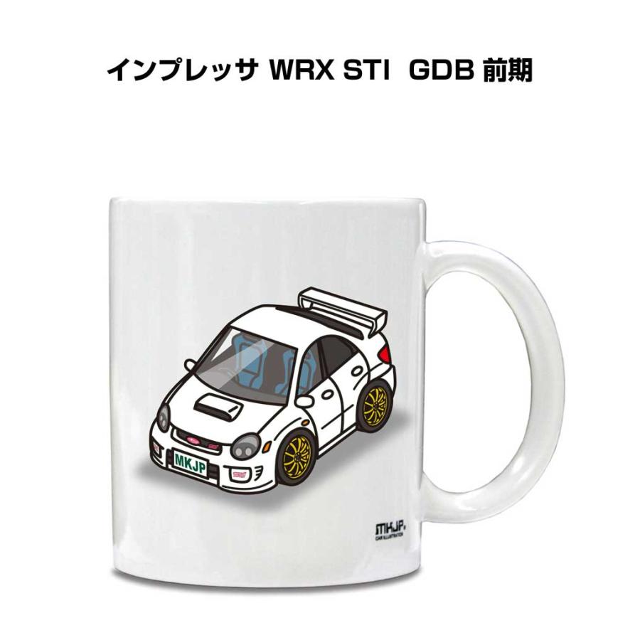 マグカップ 330ml 車好き プレゼント 車 誕生日 イベント クリスマス 男性 ギフト おしゃれ スバル インプレッサ WRX STI ...