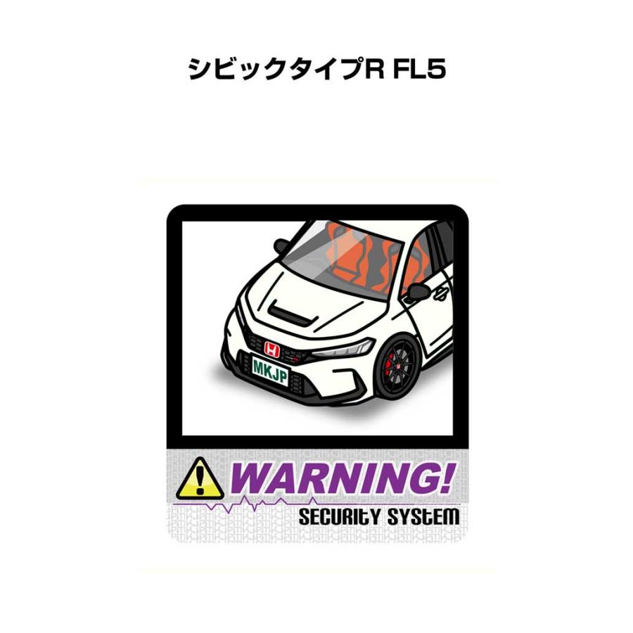 MKJP セキュリティステッカー大 2枚入り ホンダ シビックタイプR FL5 ゆうメール送料無料 : ドレスアップパーツショップMKJP - 通販 - Yahoo!ショッピング