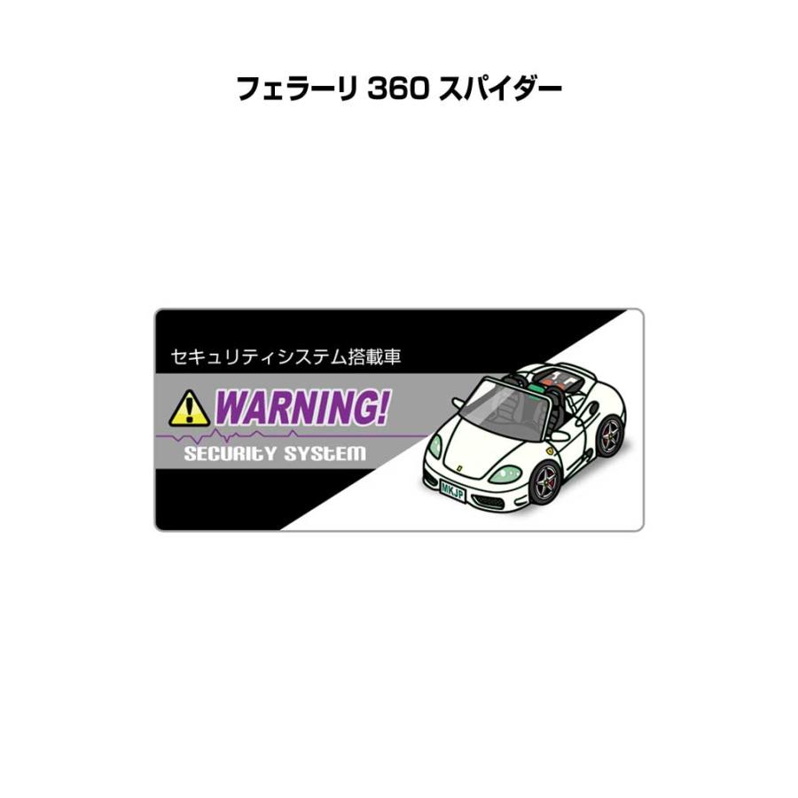 MKJP セキュリティステッカー小 5枚入り 外車 フェラーリ 360 スパイダー ゆうメール送料無料 : ドレスアップパーツショップMKJP - 通販 - Yahoo!ショッピング