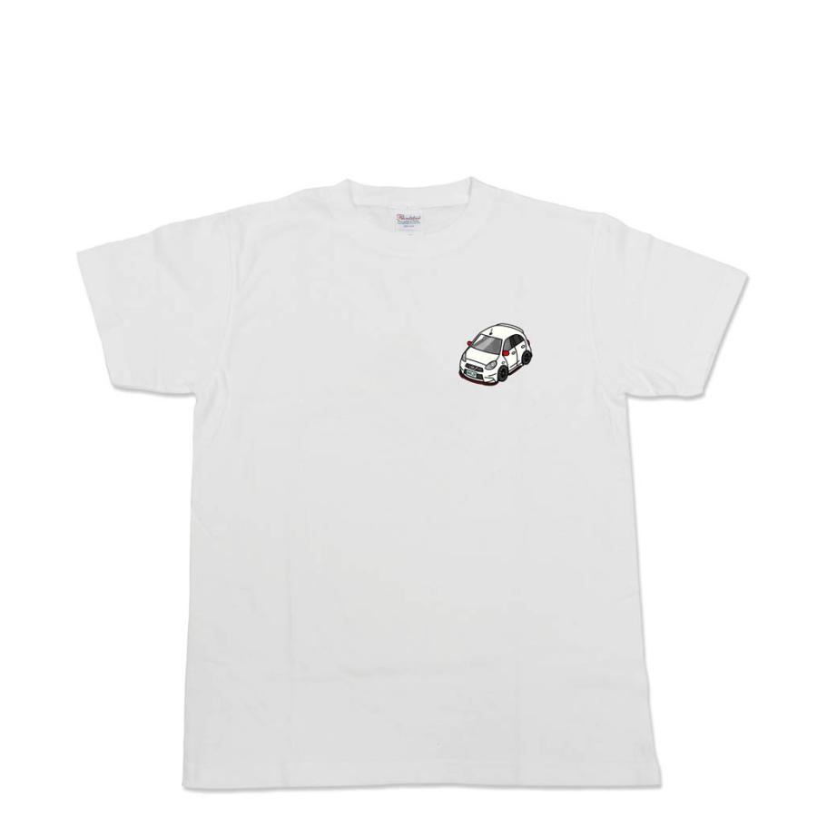 MKJP かわカッコいい Tシャツ ニッサン マーチ ニスモ K13改 MKJP かわカッコいい Tシャツ ニッサン マーチ ニスモ K13改