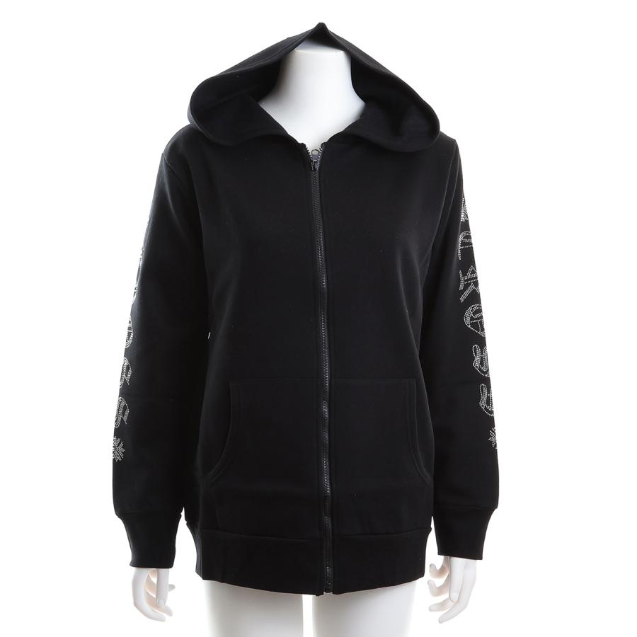 裏起毛 ロゴクロススタッズジップパーカー アウター レディース Y2K キラキラ （MKR）110224 : MKR - 通販 - Yahoo!ショッピング
