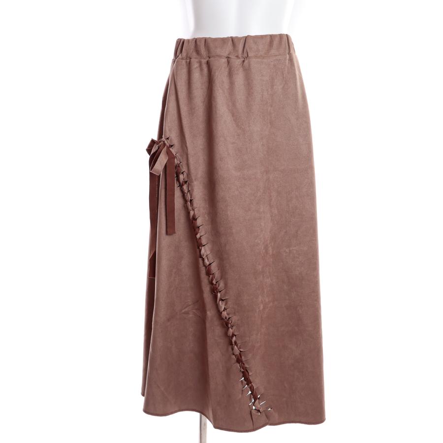 フェイクスエード無地編み上げロングフレアースカート y2k ファッション （MKR）60824 : 60824 : MKR - 通販 - Yahoo!ショッピング