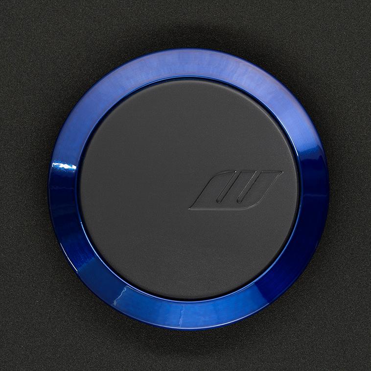 送料無料 正規品 WORK センターキャップ 4枚 [No.120279] [FLAT TYPE W ブラック/ネイビーリング] ワーク エモーション EMOTION 取寄品 : Tire ...