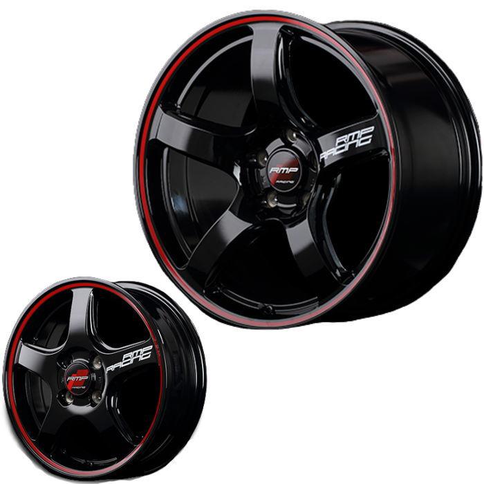 18インチ 5穴 114.3/100 7.5J/8J/8.5J/9.5J RMPレーシング R50 ブラック ホイール単品 4本セット :Direct-Hoiru-RMPRacing-R50 ...