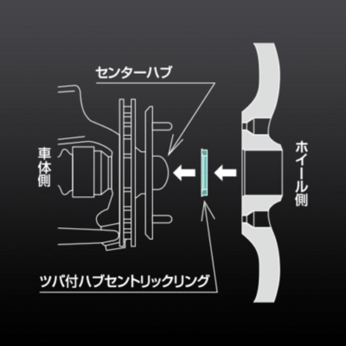 weds ハブリング 軽合金 ツバ付 2枚 外径65 67 73 内径 54 56 60 64 66 67 ウェッズ LEONIS ...