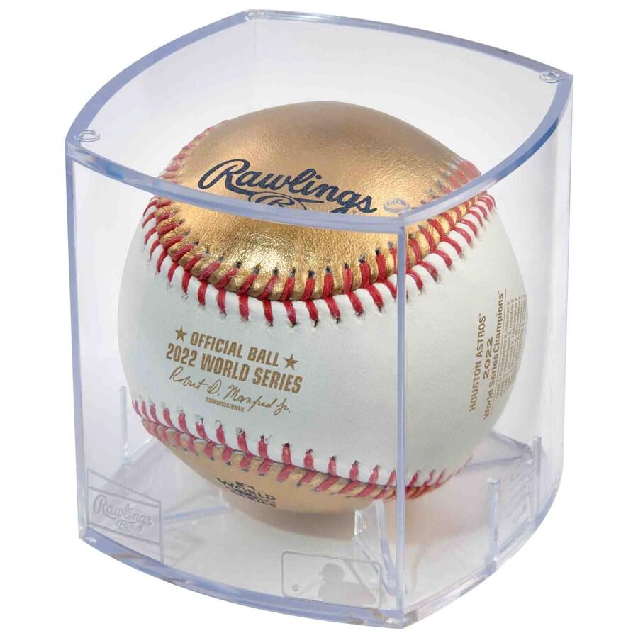 MLB アストロズ ボール 2022 ワールドシリーズ 優勝記念 Champions Logo Baseball with Case Rawlings ローリングス : プロ野球メジャーリーグ ...