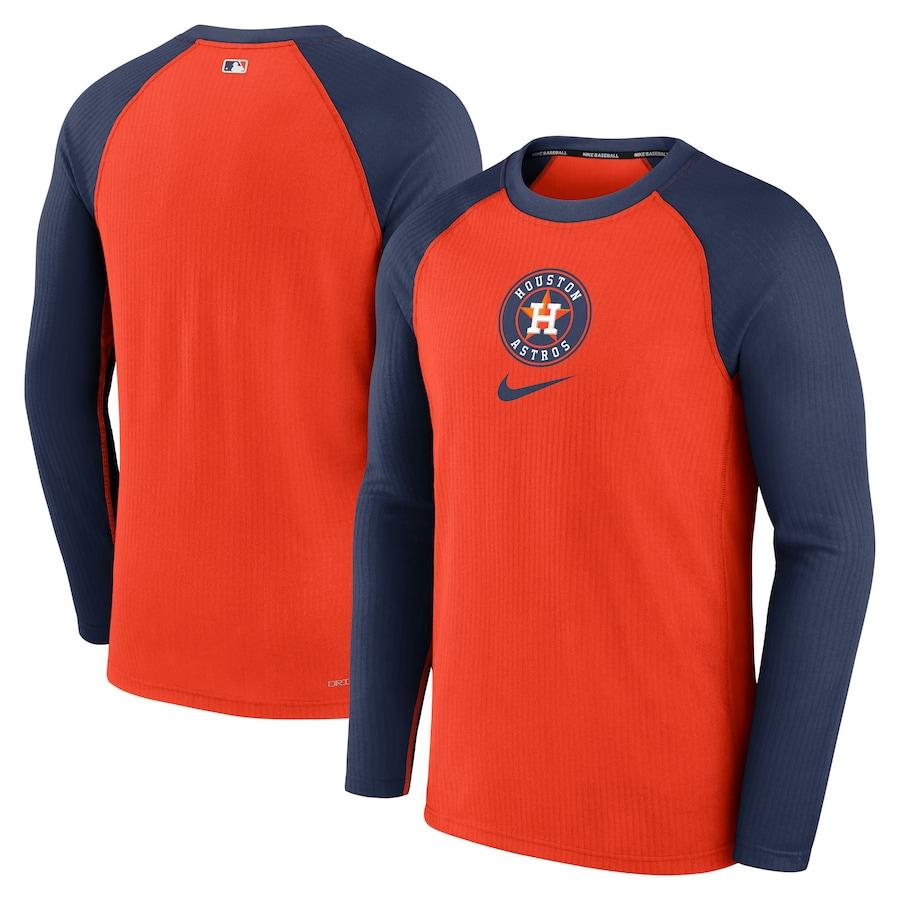 MLB アストロズ Tシャツ ドライフィット Game Long Sleeve Top ナイキ/Nike Team Orange : mlb ...