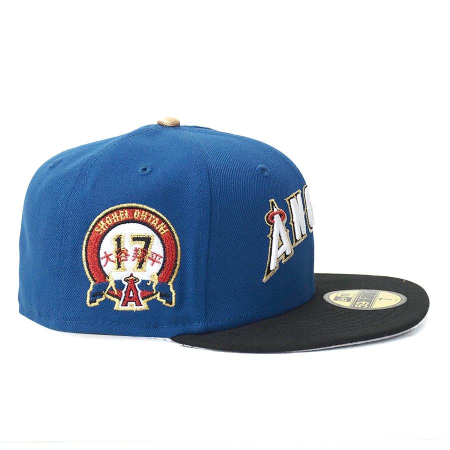 MLB 大谷翔平 エンゼルス キャップ 59FIFTY NPB Team Color Cap (Fighters）北海道カラー ニューエラ ...