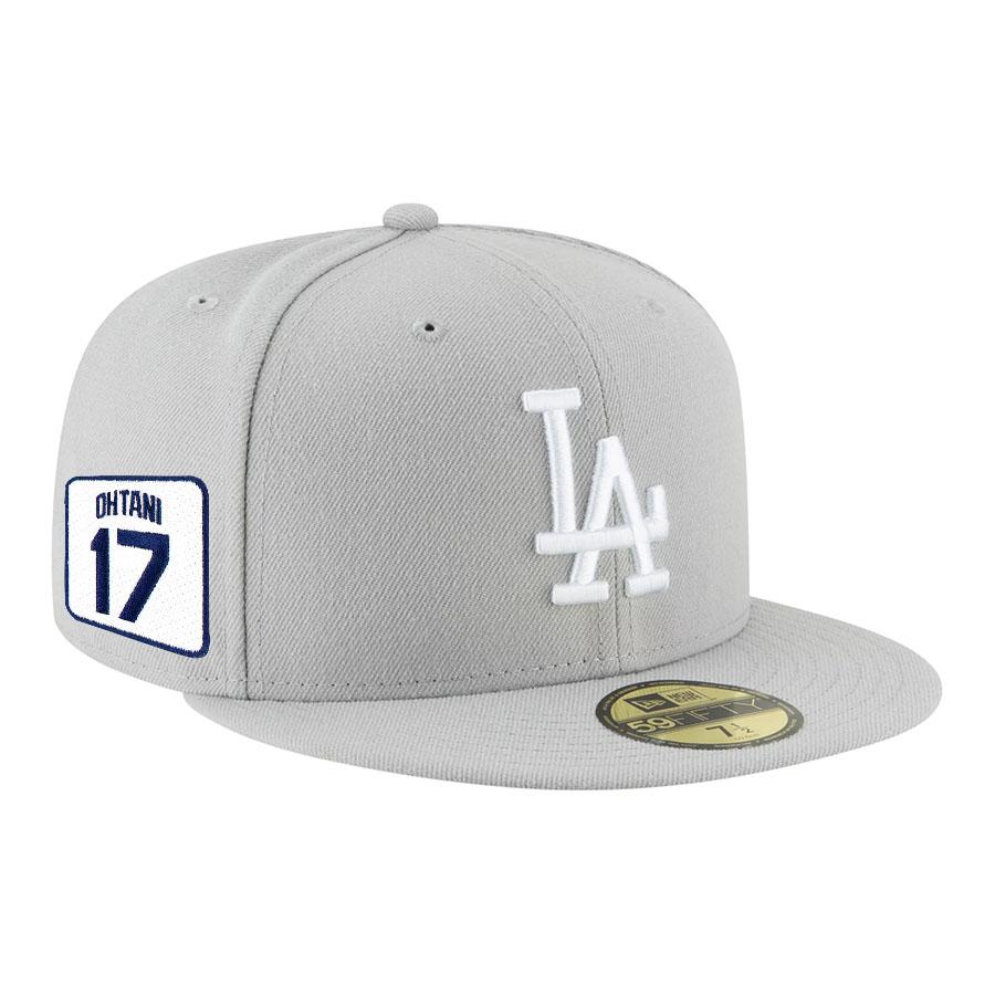 NEW ERA MLB 大谷翔平 ドジャース キャップ ネーム＆ナンバーパッチ 59FIFTY Fitted Hat ニューエラ/New ...