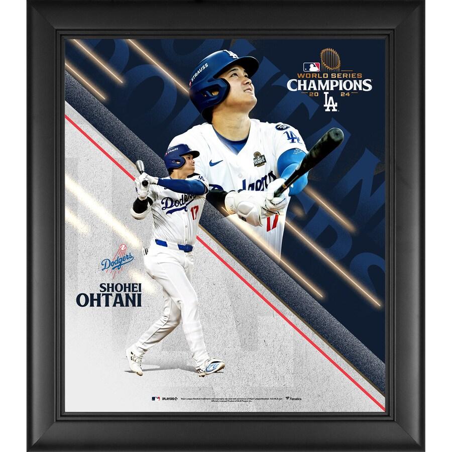 MLB 大谷翔平 ドジャース フォトフレーム 【海外版】ワールドシリーズ2024優勝記念 Framed 15 x 17 Collage ...