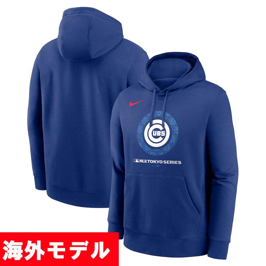 NIKE MLB カブス パーカー 【海外版】東京シリーズ2025 Logo Club Fleece Pullover Hoodie ナイキ/Nike ロイヤル : プロ野球メジャーリーグ ...