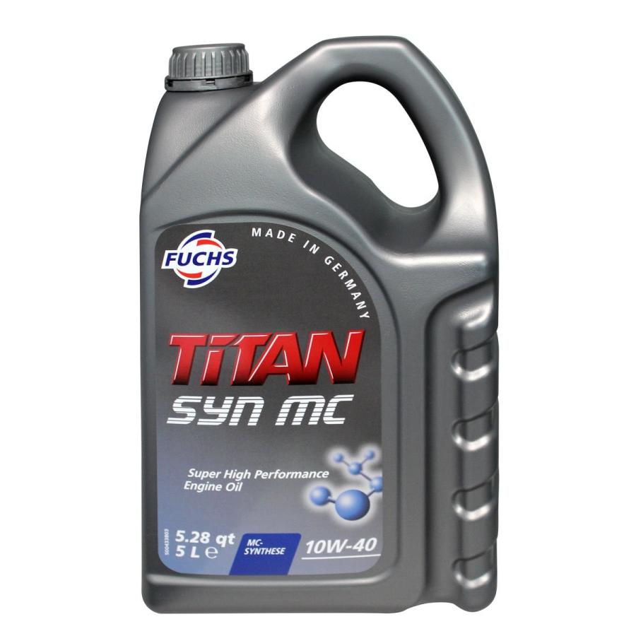 FUCHS（フックス） エンジンオイル TITAN SYN MC SAE 10W-40 5L A601411717 : エムライン - 通販 - Yahoo!ショッピング
