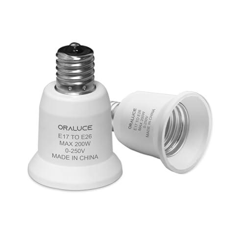 ORALUCE E17-E26口金変換アダプター E17 E26変換ソケット E26 電球ソケット 取付簡単 2個セット : MLPストア - 通販 - Yahoo!ショッピング
