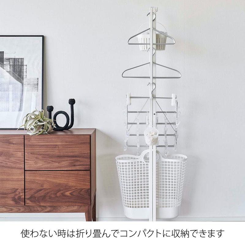tower タワー 折り畳み室内物干し ホワイト ブラック 6619 6620 山崎実業 Yamazaki : mmis MMインテリアスペース青山 - 通販 - Yahoo!ショッピング