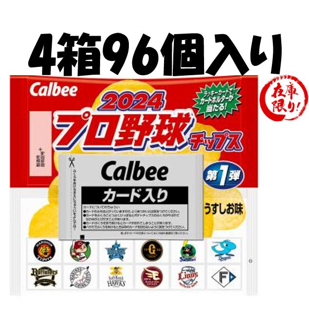 カルビー プロ野球チップス 2024 22g 4箱96個入り : MMKストア - 通販 - Yahoo!ショッピング