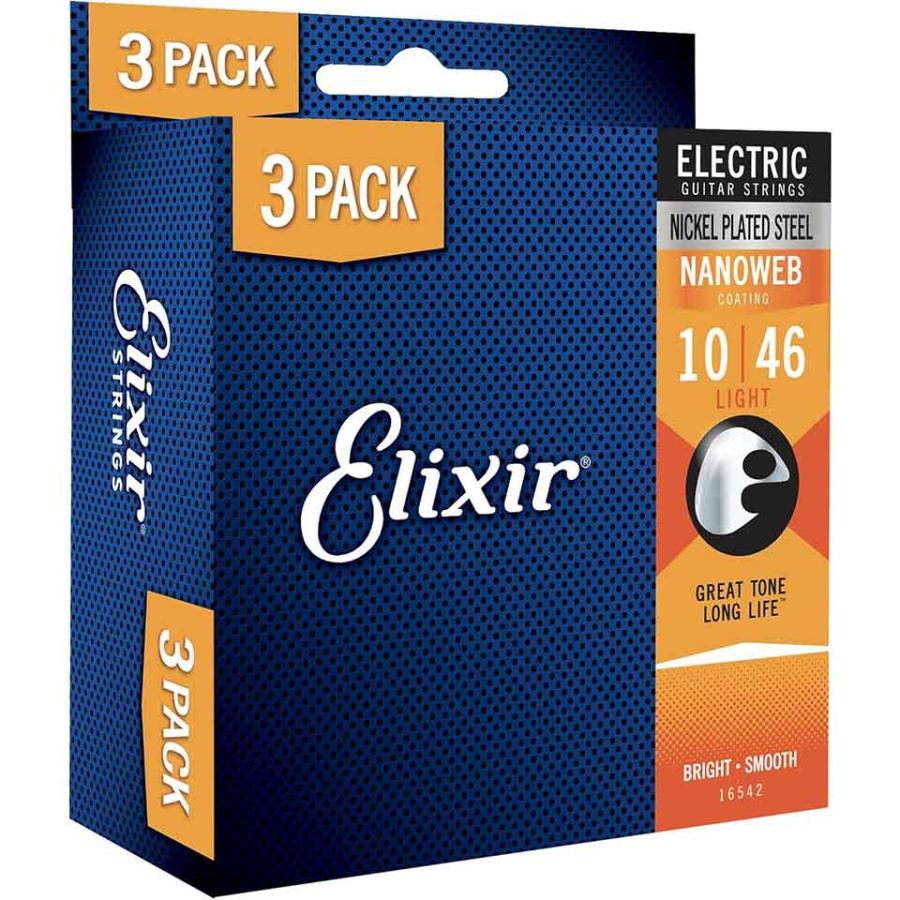 Elixir/#16542 NANOWEB Light (10-46) 3set【在庫あり】 : 宮地楽器Yahoo!店 - 通販 - Yahoo!ショッピング