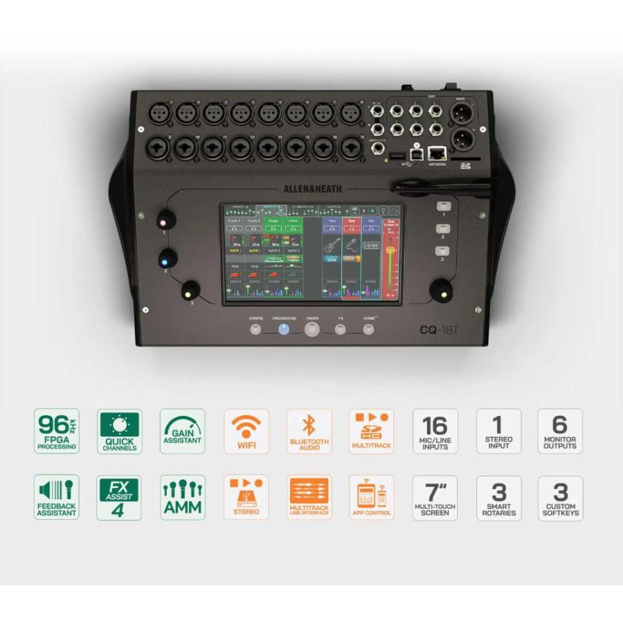Allen & Heath/CQ-18T【在庫あり】 : 宮地楽器Yahoo!店 - 通販 - Yahoo!ショッピング