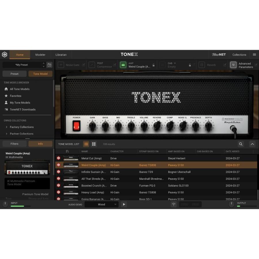 IK Multimedia TONEX Metal shop Gems Signature