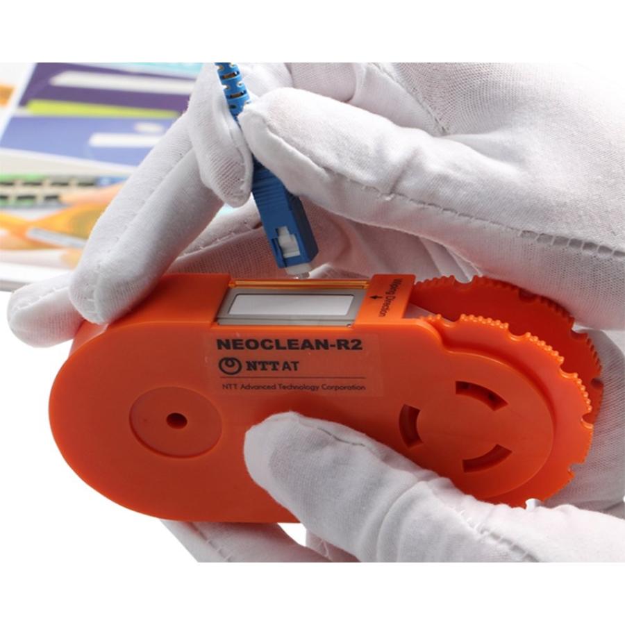 NTT-AT リール型 光コネクタクリーナー NEOCLEAN-R2 ATC-NE-R2 (使い切りタイプ、5個セット)（ATC-NE-S ...