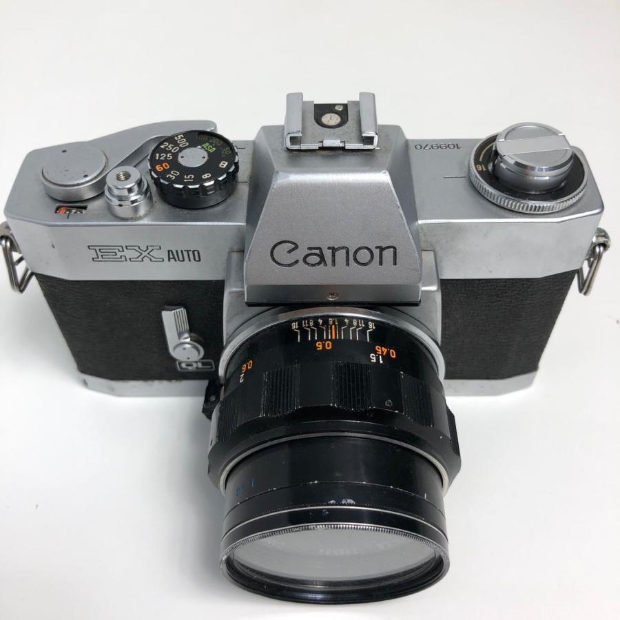 Canon キヤノン EX AUTO フィルムカメラ 35mmフォーカルプレーンシャッター式一眼レフカメラ ★ : a19-24198-9 ...
