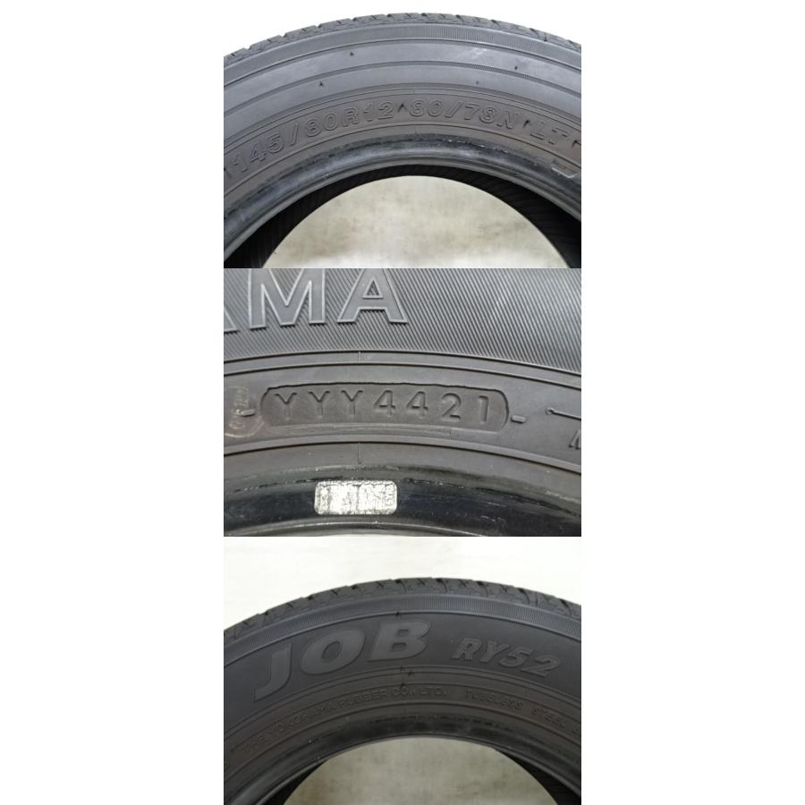 ヨコハマタイヤ Y-885 送料無料/代引OK ランクE 中古 145/80R12 80/78NLT ヨコハマ JOB RY52 2021年 7分山 夏タイヤ4本 : MNK.com 本店 ...